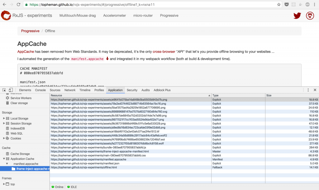 Automate AppCache offline support in your Webpack build | Topheman JS